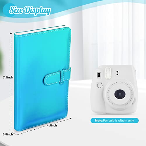 Ablus 96 Pockets Photo Album for Fujifilm Instax Mini 11 90 70 9 8+ 8 LiPlay Instant Camera, Polaroid Snap SnapTouch PIC-300 Z2300 Instant Camera & Zip Instant Printer (Sapphire blue)