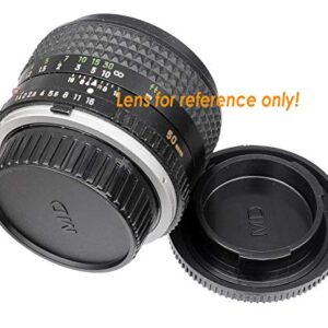 (2 Packs) Fotasy MD Lens Rear Cap, Md Body Cap, Minolta MD Lens Back Cover, Minolta MC Lens Cap, Minolta Rokkor Body Cap, Lens Cover Body Cap fits Minolta Rokkor MD MC Mount Camera Lense, MD_2