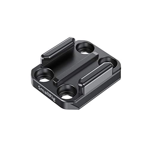 SMALLRIG Tripod Adapter for GoPro Ball Joint Buckle, Quick Release Plate for Arca with 1/4”-20 Threaded Holes and 3/8”-16 Threaded Holes, Compatible with GoPro Hero 11/10 / 9/8 / 7/6 / 5- APU2668