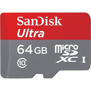 sandisk ultra – flash memory card – 64 gb – microsdxc uhs-i (sdsqunc-064g-an6ia)