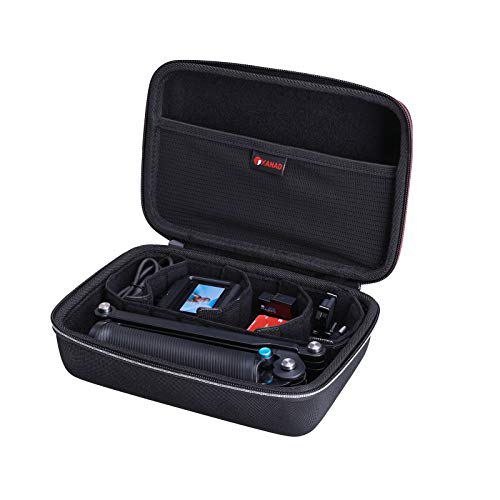 XANAD Hard Case for GoPro Hero 11/10 /9 / 8 / 7 / 6 / 5 / Hero (2018) or GoPro MAX Waterproof Digital Action Camera,Fit 8.5'' X 5.5'' X 2'' Camera ,with 4 Moveable Dividers