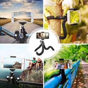 Flexible Webcam Stand and Cell Phone Tripod with Holder for Logitech and Nexigo Webcam, GoPro Camera and More.