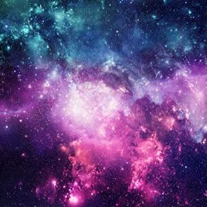 7x5ft Space Galaxy Birthday Backdrop, Universe Nebula Starry Sky Photography Background, Outer Space Galactics Photo Backdrop for Boy Girl Party Banner Baby Shower Decoration Photo Booth Prop, Vinyl