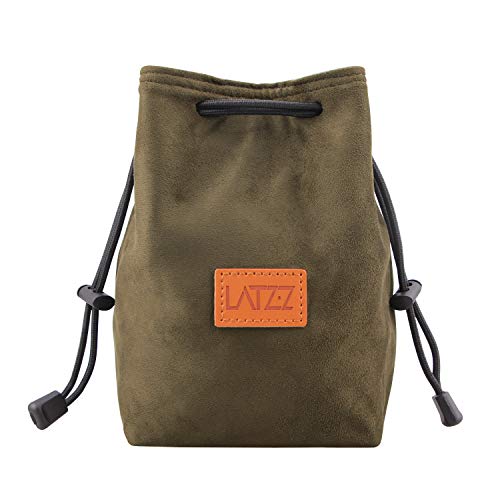 Camera Bag, LATZZ Camera Case, Drawstring Soft Camera Bag with Adjustable Strap, Vintage DSLR Lens Case Gadget for Traveling and Camera Storage