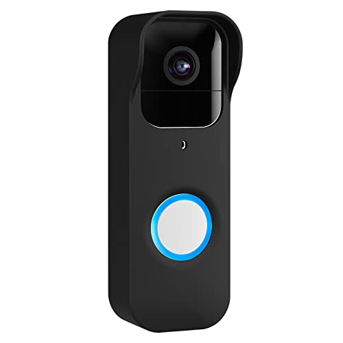 LEFXMOPHY Camera Cases Compatible with Blink Video Doorbell Cover Black Silicone Waterproof Protetive Skin