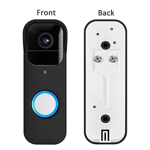 LEFXMOPHY Camera Cases Compatible with Blink Video Doorbell Cover Black Silicone Waterproof Protetive Skin