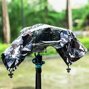 Camera Lens Rain Cover Raincoat Sleeve Gear Camo for Canon EOS R10 R7 R5 R6 R Rp Rebel T7 T8i T7i 90D 80D 4000D SL3 SX70 Nikon Z7II Z6II Z5 D780 D850 D750 D7500 D5600 D3500 Coolpix P950 P1000 P900