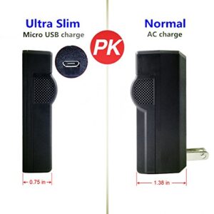 Kastar Battery (X2) & Slim USB Charger for Sony NP-BD1, NP-FD1, BC-CSD and Cyber-Shot DSC-G3, DSC-T2, DSC-T70, DSC-T75, DSC-T77, DSC-T90, DSC-T200, DSC-T300, DSC-T500, DSC-T700, DSC-T900, DSC-TX1