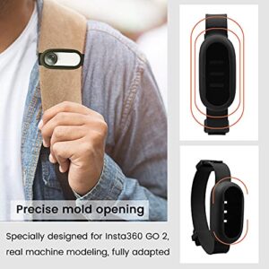 Silicone Wristband for Insta360 GO 2, Silicone Protective Case for Insta360 GO 2 Action Camera Accessory