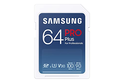 SAMSUNG PRO Plus SD Full Size SD Card 64GB, MB-SD64K/AM