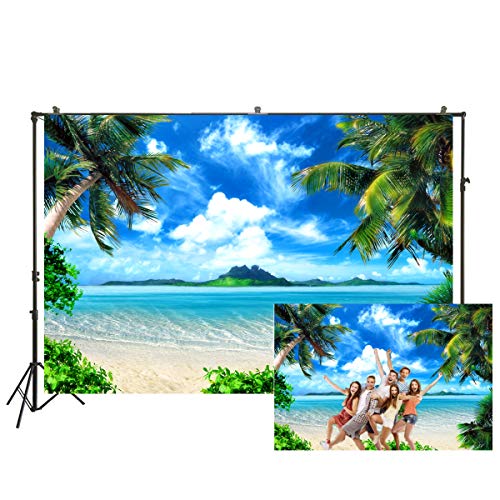 Summer Beach Photography Backdrops Ocean Tropical Photo Booth Wedding Party Decoration Background Studio Props Vinyl 7x5ft XT-6594