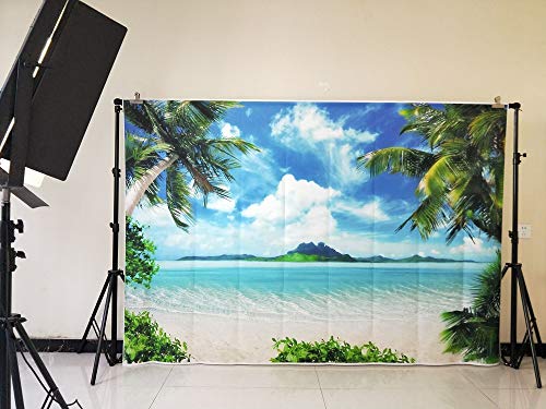 Summer Beach Photography Backdrops Ocean Tropical Photo Booth Wedding Party Decoration Background Studio Props Vinyl 7x5ft XT-6594