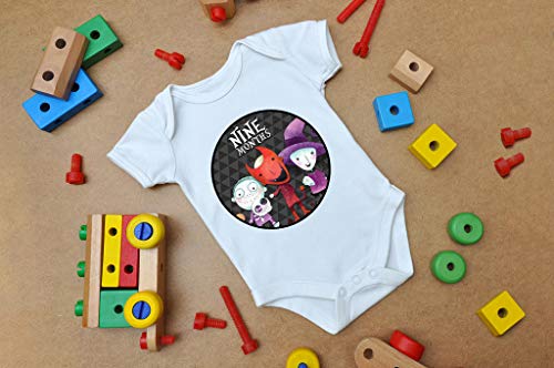 Silly Goose Gifts Nightmare Before the Holidays Baby Milestone Stickers for First Year Month to Month Photo Infant Onesie Growth Gift Scrapbook Photo Keepsake Monthly Christmas (Little Nightmares)