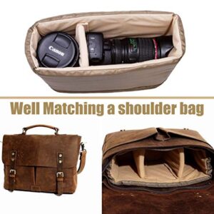 G-raphy DSLR Camera Insert Bag Camera Inner Case for Nikon Sony Canon Panasonic etc, Lenses, Flashes- Make Your Own Camera Bag