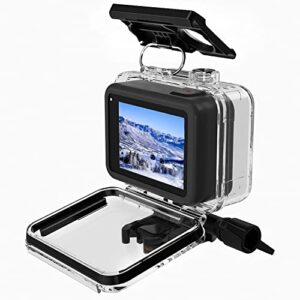 OKFUN 44M/144FT Waterproof Case for Go Pro Hero 8 Black, Protective Underwater Dive Housing Shell with Bracket Accessories for Go Pro Hero8 Action Camera