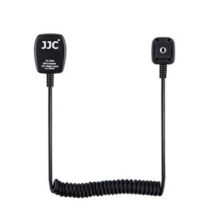 flash ttl cord jjc off-camera flash hot shoe cord for nikon z5 z6 z6ii z7 z7ii d6 d5 d780 d850 d810 d750 d500 d7500 d7200 d5600 d5500 d5300 d3500 d3400 replaces nikon sc-28 cord -1.3m