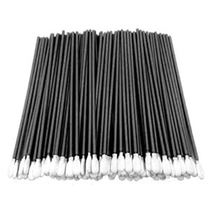 Ci Kyan 100pcs 6.45" Cleanroom Polyester Tip Long Cleaning Swabs with Flexible Paddle Head Cleaning for Optical Lens, Camera Sensors, Electronics, Groove Space and Hard-to-Reach Area CK-PS761B