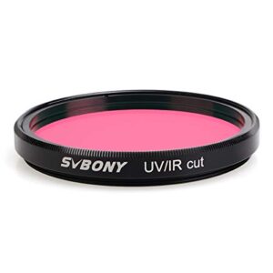 svbony telescope filter uv ir cut block filter infra red filter ccd camera for astrophotography telescope uv filter 2 inch threads for dslr camera