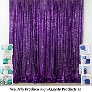 Sequin Backdrop Curtain 5FTx7FT Purple Sequin Photo Booth Backdrop Window Curtain DIY Wedding Backdrop Purple Shimmer Backdrop Baby Shower Backdrop Grad Party Birthday