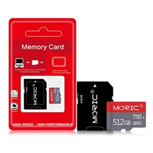 512GB Micro SD High Speed Class 10 Memory Card with SD Adapter for Tablet,Camera and Portable Gaming Devices and Smartphone