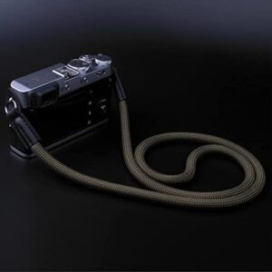 VKO Camera Strap Rope Compatible with Sony Canon Nikon Fuji DSLR SLR Mirrorless Camera Rope Strap 100cm Green