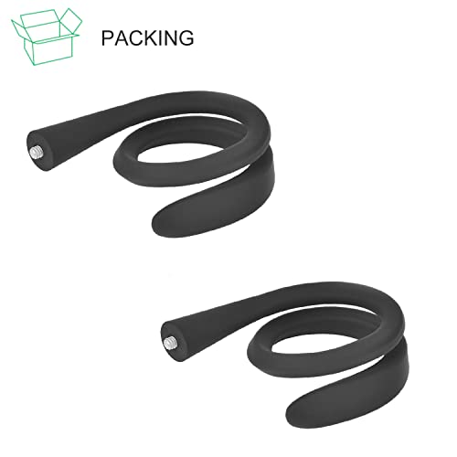 2Pack Twist Mount for All-New Wyze Cam V3 & Wyze Cam Outdoor, Flexible Gooseneck Mounting Bracket to Attach Your Camera Anywhere with No Tools - Black