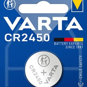 Varta VCR2450 Electronic Lithium 3V Battery for Cameras/MP3 Player and GameBoy (Blue Silver)