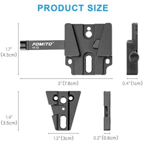 Fomito V-Mount V-Lock Base Station Quick Release Plate VK-02