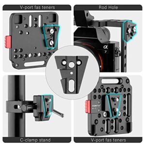 Fomito V-Mount V-Lock Base Station Quick Release Plate VK-02