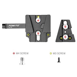 Fomito V-Mount V-Lock Base Station Quick Release Plate VK-02