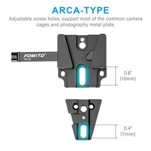 Fomito V-Mount V-Lock Base Station Quick Release Plate VK-02