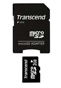 transcend 2 gb microsd flash memory card ts2gusd