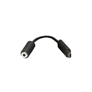 movo gma100 3.5mm female microphone adapter cable to fit the gopro hero3, hero3+ and hero4 black, white or silver editions (not compatible with other versions)