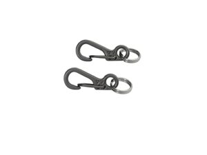 vi vante camera quick release set for cameras w/round strap lugs titanium rings (flat gray)