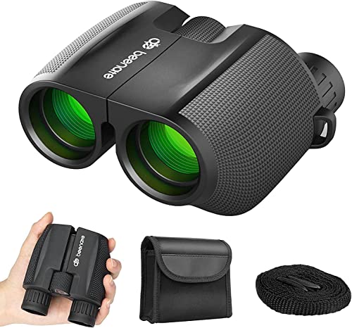 Binoculars for Kids and Adults, 10x25 Compact Binoculars Lightweight with Low Light Night Vision, Small High Powered for Bird Watching Hunting Travel Sightseeing Outdoor Sports and Concert…