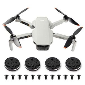 4pcs mini 2 motor cover cap protector for dji mini 2/mini se accessories waterproof dustproof aluminium motor cap (mini 2 black)