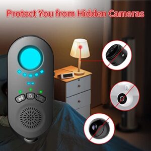 ERSZOO Hidden Camera Detector Device Mini Anti Spy Camera Finder,GPS Detector,RF Signal Scanner Device Detector for GPS Tracker, Personal Emergency Safe Sound Alarm Device