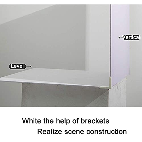 Youngerfoto Photo Backdrop Bracket for Youngerfoto Board, Backdrop Brackets for Flat Lay or Food Photography Background