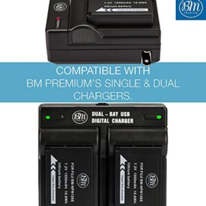 BM Premium NP-W126S High Capacity Battery for Fujifilm FinePix X-S10, X-T100, XT-200, X-100F, X-100V X-A7 X-H1 X-T10 X-T20 X-T30 X-Pro1 X-A2 X-A3 X-A5 X-A10 X-E1 X-E2 X-E2S X-E3 X-T1 X-T2 X-T3 Camera