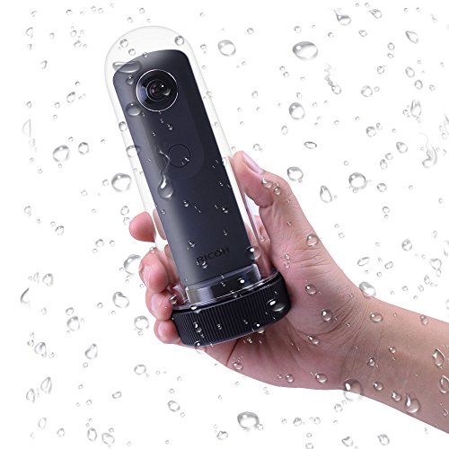 HOLACA for Ricoh Theta Water Resistant Housing, Case for Ricoh Theta SC2 Theta V M15 & SC Digital Camera, Waterproof Hard Case for Ricoh Theta S and M15 & Samsung Gear 360 2017