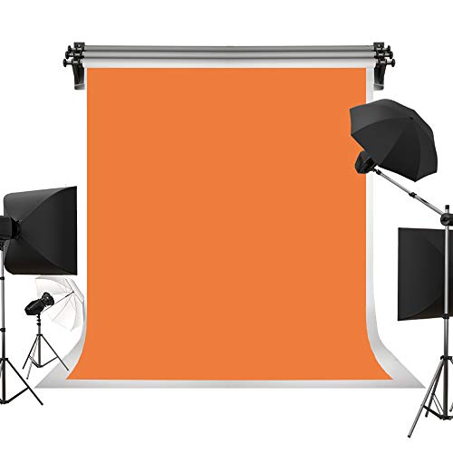 Kate 8ft×10ft Solid Orange Backdrop Portrait Background for Photography Studio