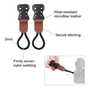 Vigorport Camera Strap,Cross Shoulder Straps for Binoculars, Rangefinders,Harness Strap Compatible with Canon, Nikon, Sony and DSLR SLR Cameras-Brown