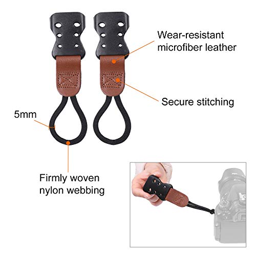 Vigorport Camera Strap,Cross Shoulder Straps for Binoculars, Rangefinders,Harness Strap Compatible with Canon, Nikon, Sony and DSLR SLR Cameras-Brown