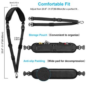 ARVOK Camera Strap with Camera Wrist Strap, Camera Straps for Photographers with Quick Release and Safety Tether, Adjustable Camera Shoulder Strap for Nikon Canon Sony Fuji DSLR Camera