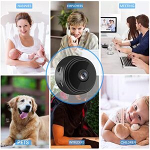 METRICSQUARE Camera Hidden Home Secret Camera Mini Spy Camera Nanny Cam with Audio WiFi Camera Baby Monitor Phone App Control Night Vision Video Recording