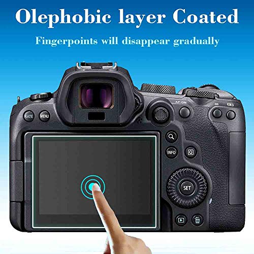 Screen Protector for Canon EOS R7 /EOS R6 Camera, ULBTER 9H EOSR6 EOSR7 Tempered Glass Screen Protector Edge to Edge Protection,Anti-Scrach Anti-Bubble [3 Pack]