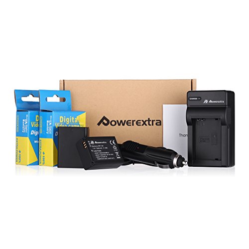 Powerextra BP-1130 Battery and Charger Compatible with Samsung BP-1030 Battery and Samsung NX200 NX210 NX300 NX500 NX1000 NX1100 NX2000