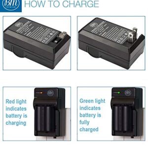 BM Premium Pack of 2 CGA-S006 Batteries and Battery Charger for Panasonic Lumix DMC-FZ7, DMC-FZ8, DMC-FZ18, DMC-FZ28, DMC-FZ30, DMC-FZ35, DMC-FZ38, DMC-FZ50 Digital Camera