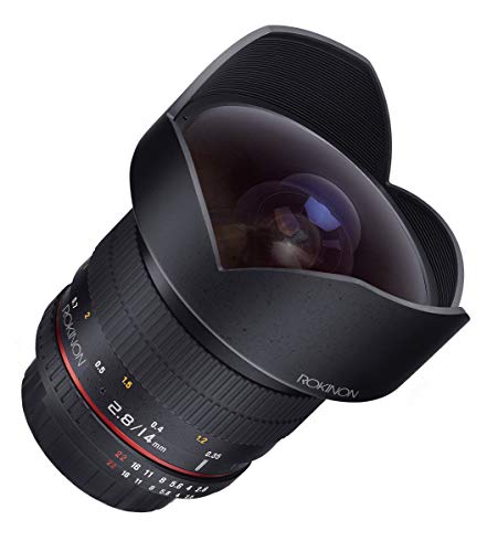 Rokinon FE14M-C 14mm F2.8 Ultra Wide Lens for Canon (Black)