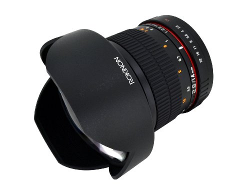 Rokinon FE14M-C 14mm F2.8 Ultra Wide Lens for Canon (Black)